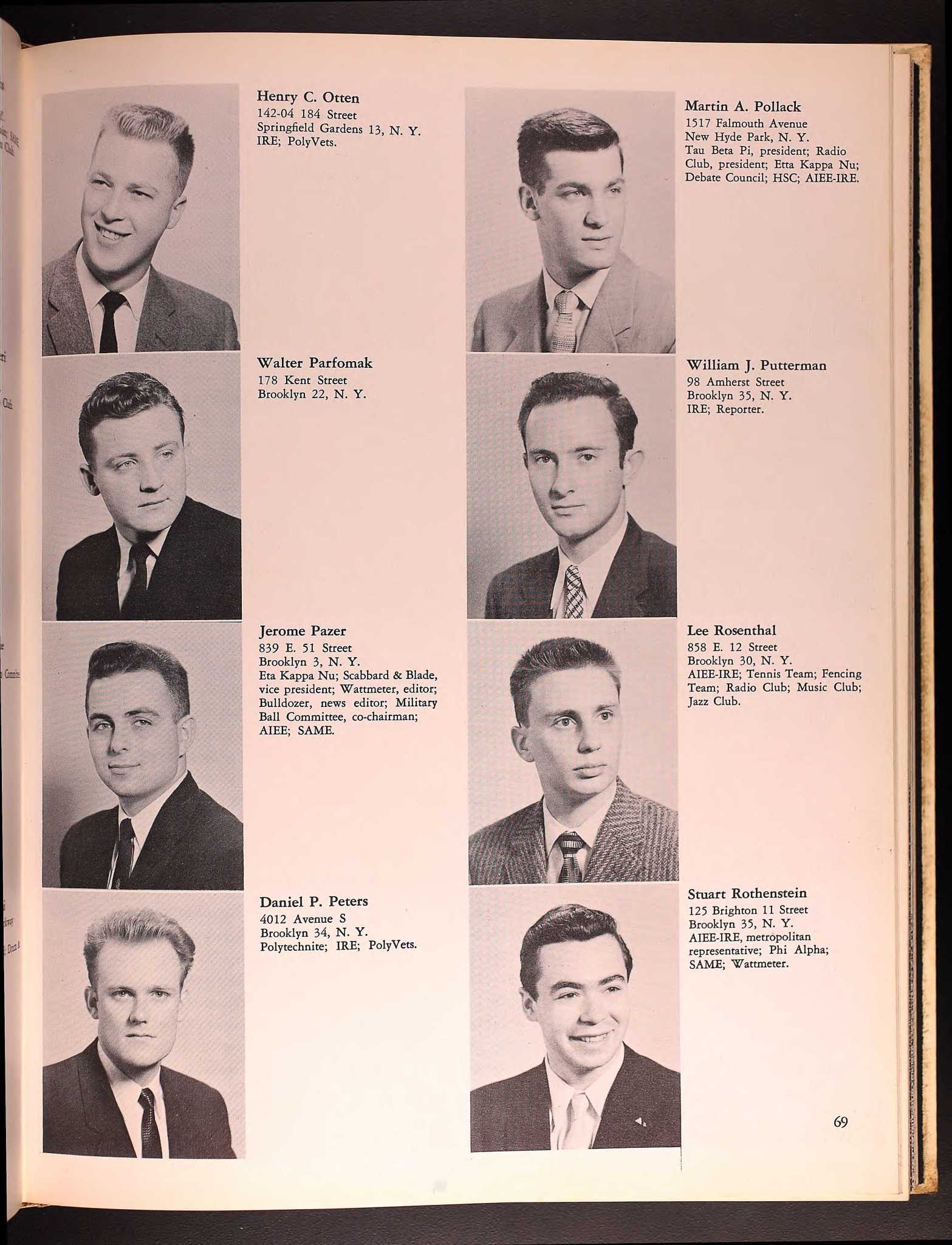 1958 — Brooklyn Polytechnic – Walter Parfomak: An Immigrant Story